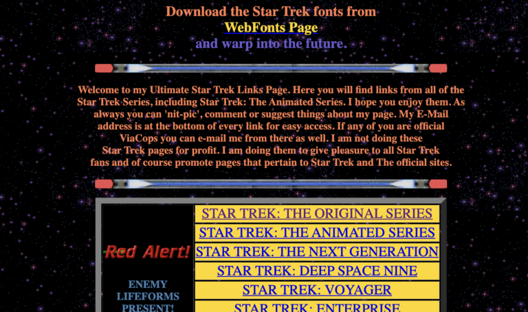 6 Classic ‘90s Websites (+ 6 that Are Still Up)