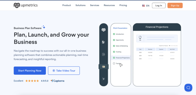 Upmetrics Review - The Good and Bad for 2024 - Marie Tech It