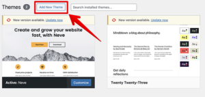How To Upload A Theme in WordPress: Upload File vs. Add New