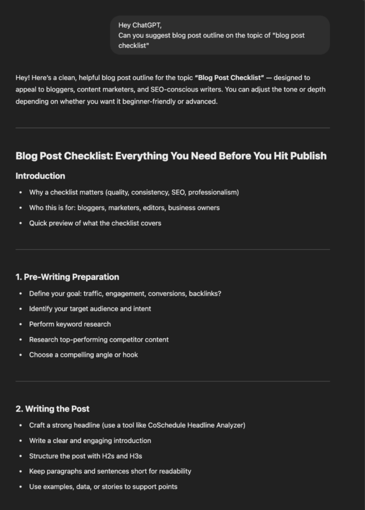 Why Most Blog Post Checklists Are Outdated (And What To Do Instead)