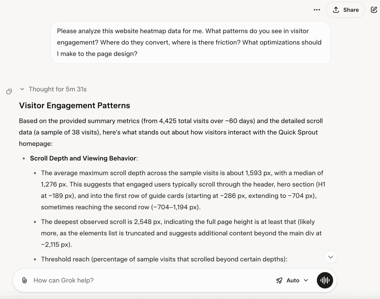 Product Update: Export Heatmaps & Recordings from Crazy Egg to your AI tools